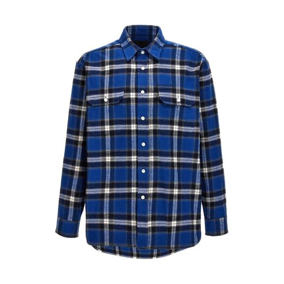 Givenchy | Shirts | Givenchy Check Flannel Shirt | Poshmark